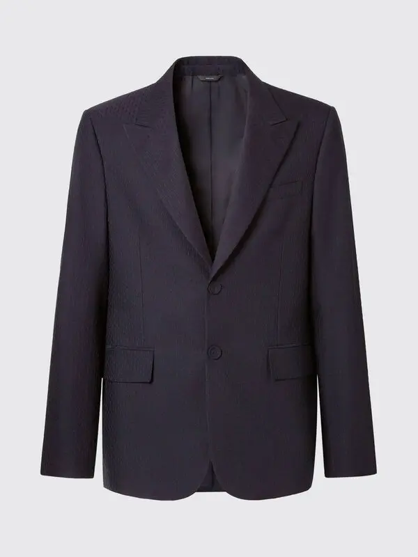 Fendi Single-breasted Wool And Cotton Blazer