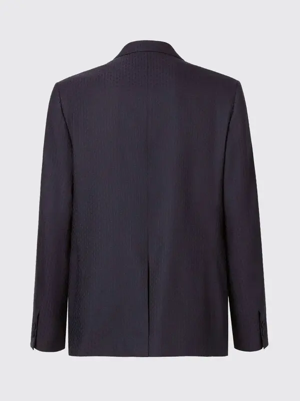 Fendi Single-breasted Wool And Cotton Blazer