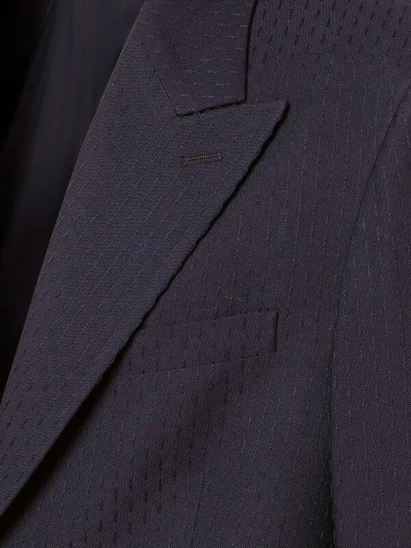Fendi Single-breasted Wool And Cotton Blazer