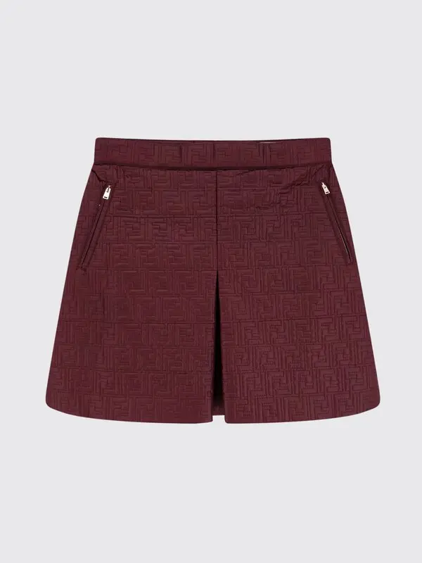 Fendi Ff Nylon Mini Skirt