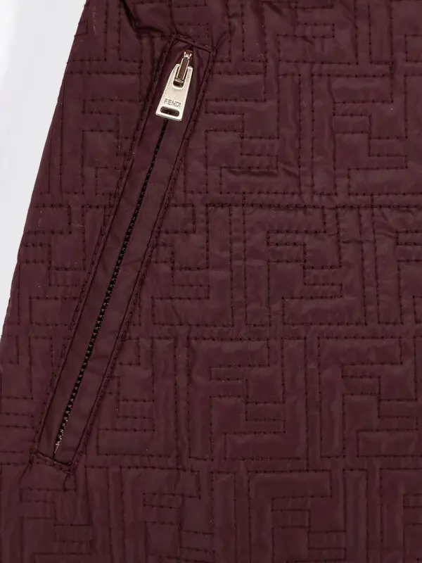 Fendi Ff Nylon Mini Skirt