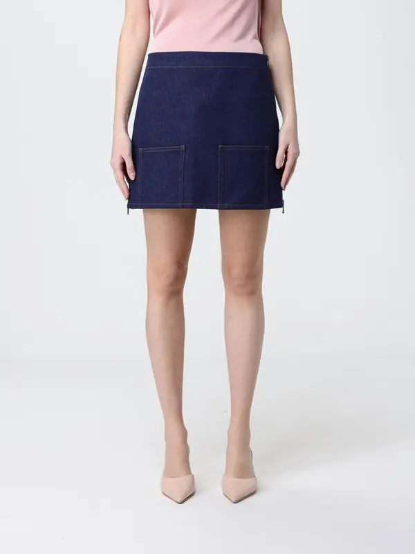 Fendi Cotton Denim Mini Skirt