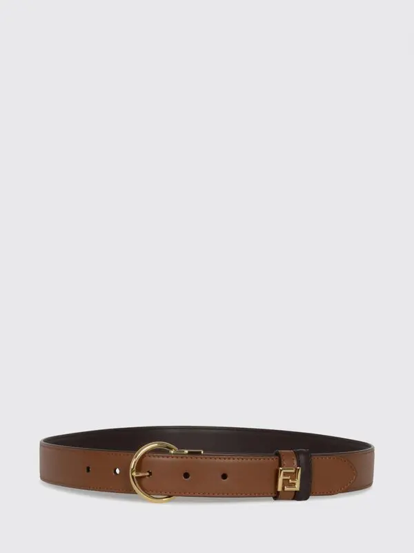 Fendi Reversible Ff Belt - Brown