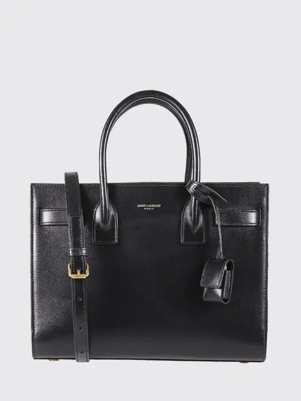Saint Laurent Sac De Jour Smooth Calfskin Bag - Black