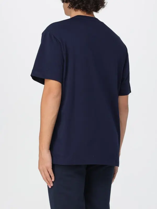 Lacoste Cotton T-shirt With Logo - Blue