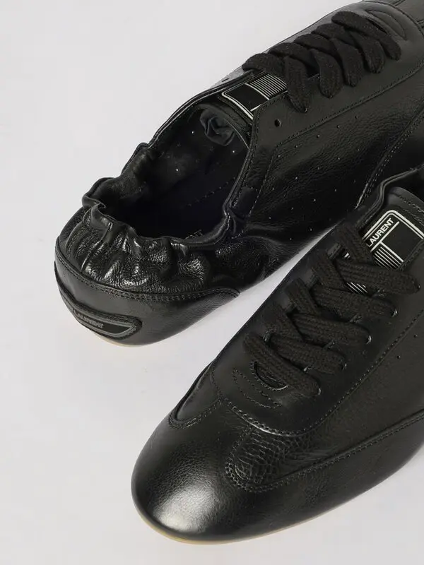 Saint Laurent Lewis Leather Sneakers