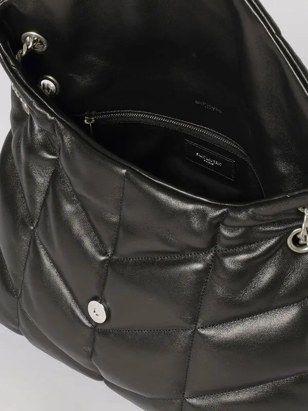 Saint Laurent Puffer Quilted Leather Bag