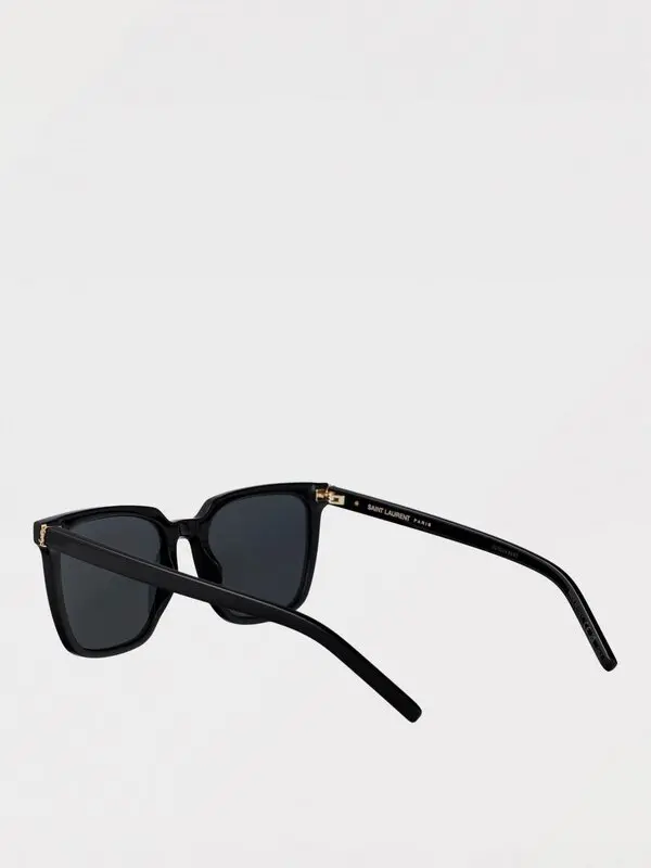Saint Laurent Tortoiseshell Square Frame Sunglasses - Black