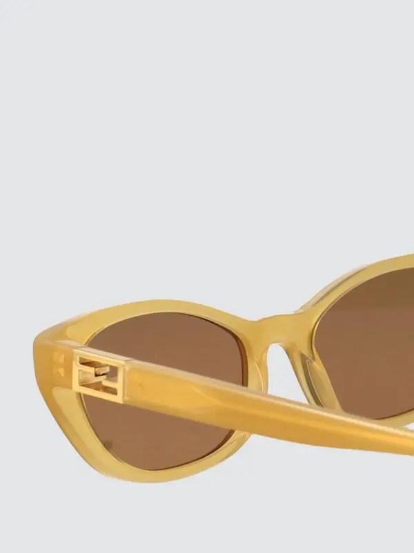 Fendi Ff Monogram Teardrop Acetate Sunglasses