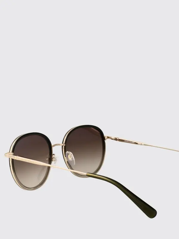 Longchamp Aviator Sunglasses In -tone Metal