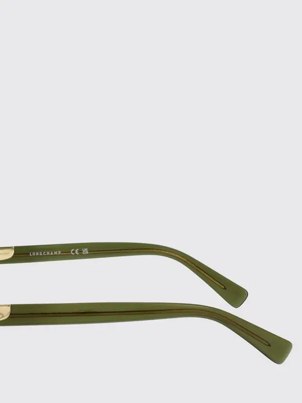 Longchamp Oval Acetate Sunglasses With Monogram Logo