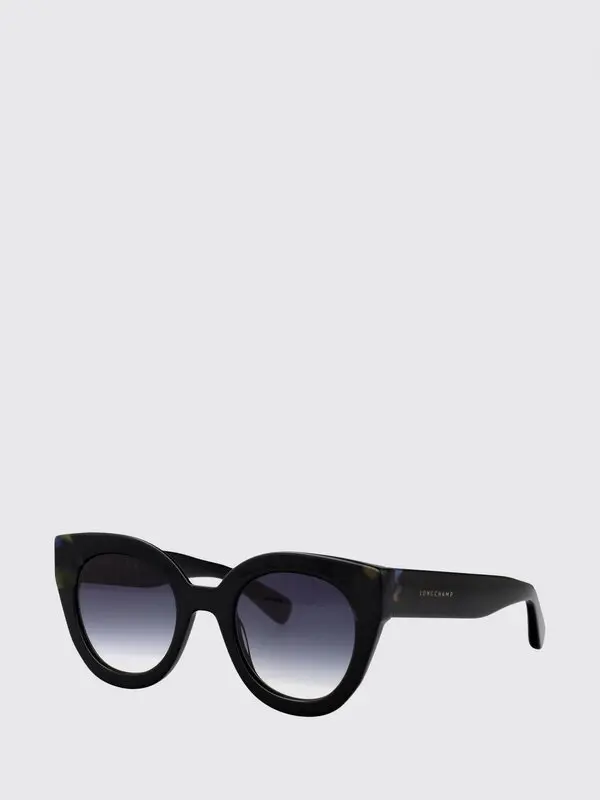 Longchamp Oversized Cat-eye Sunglasses In Acetate With Contrast Logo