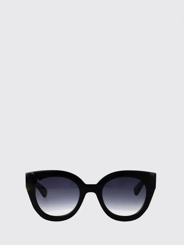 Longchamp Oversized Cat-eye Sunglasses In Acetate With Contrast Logo