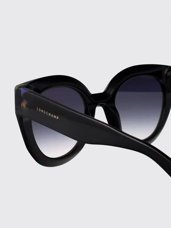 Longchamp Oversized Cat-eye Sunglasses In Acetate With Contrast Logo