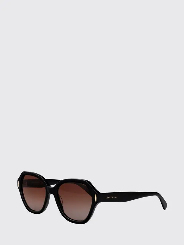 Longchamp Rounded Cat-eye Sunglasses In Acetate With Gradient Lenses