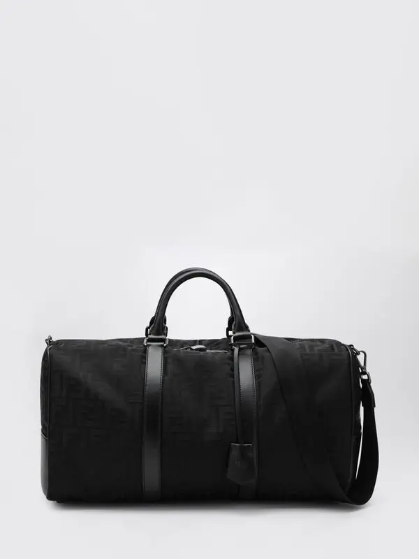 Fendi Ff Jacquard Nylon Travel Bag