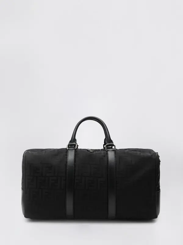Fendi Ff Jacquard Nylon Travel Bag