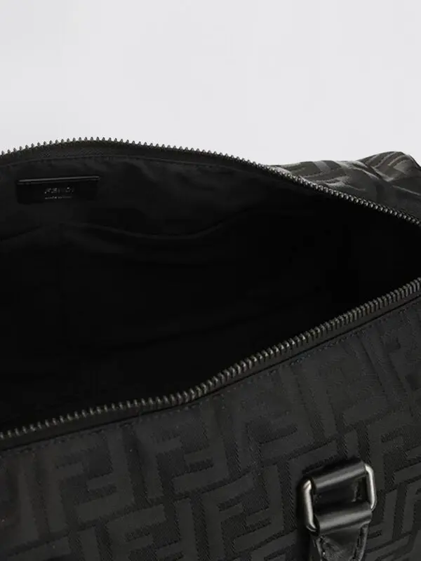 Fendi Ff Jacquard Nylon Travel Bag