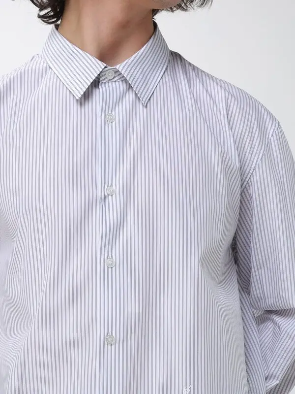 Saint Laurent Striped Cotton Casual Shirt