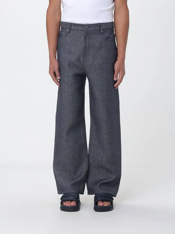 Fendi Cotton Denim Straight Jeans