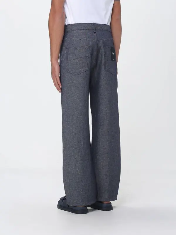 Fendi Cotton Denim Straight Jeans
