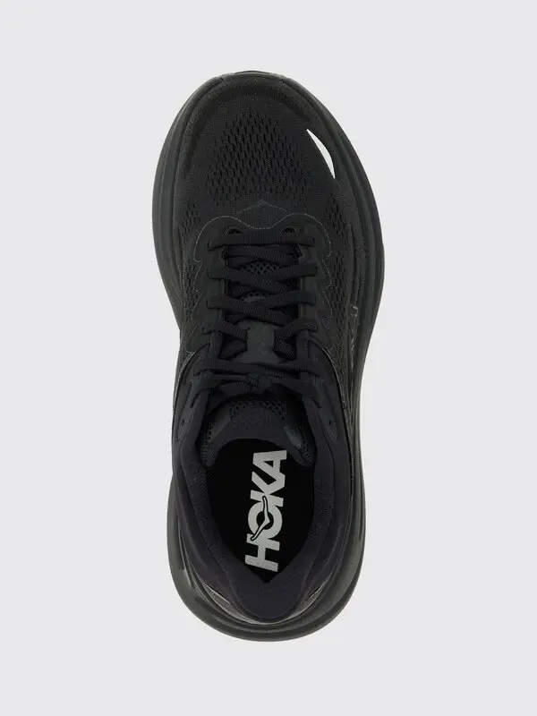 HOKA® Bondi Technical Mesh Lace-up Sneakers - Black