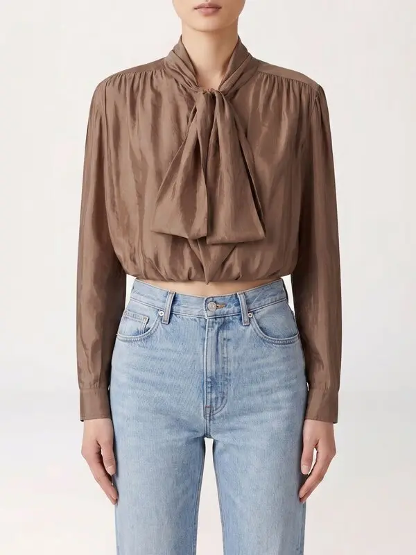 Saint Laurent Crêpe Blouse