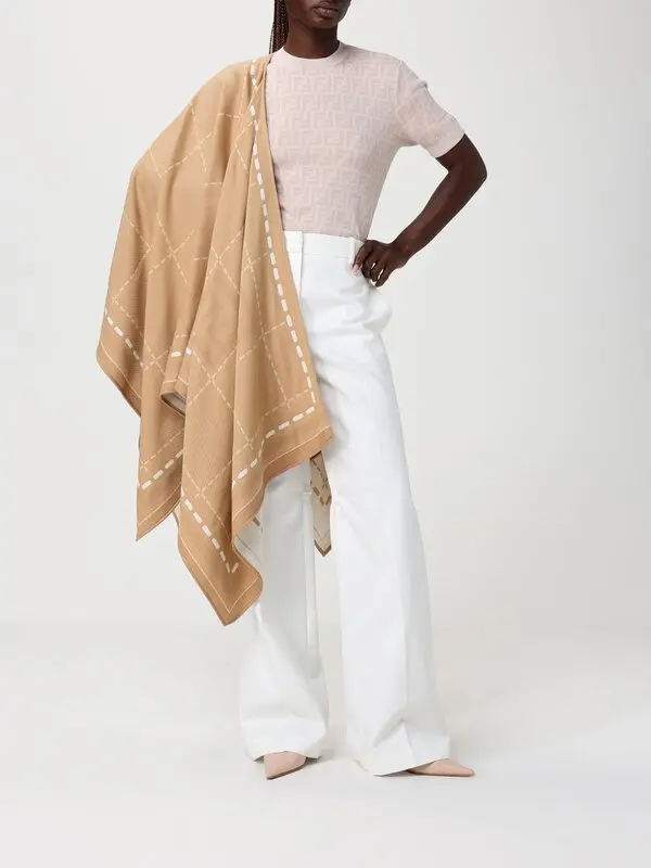 Fendi Wool Cape