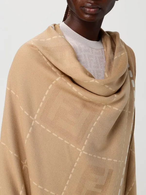 Fendi Wool Cape