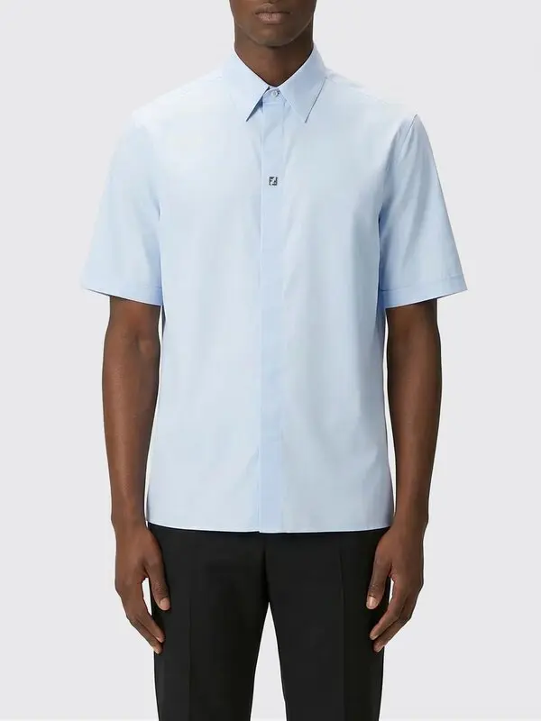 Fendi Casual Cotton Shirt - Grey