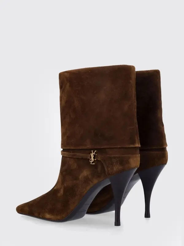 Saint Laurent Suede Ankle Boots