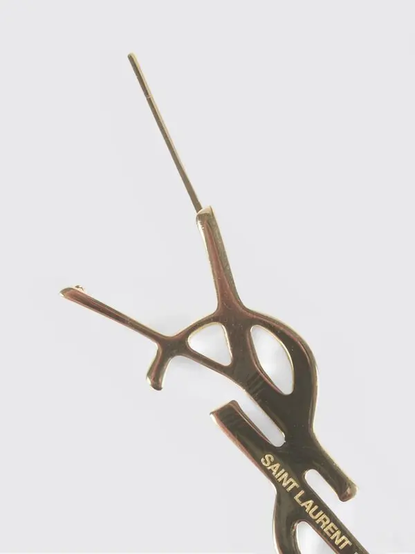 Saint Laurent Cassandre Brass Brooch