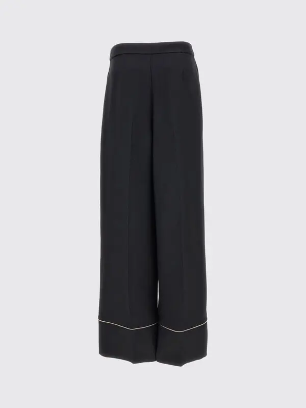 Fendi Wool Blend Palazzo Pants