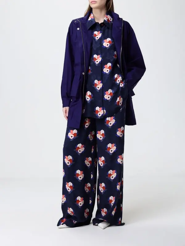 Fendi Silk Shirt With Floral Print
