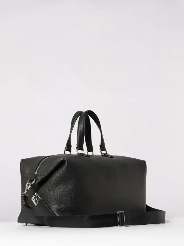 Fendi Lui Grained Leather Duffle Bag