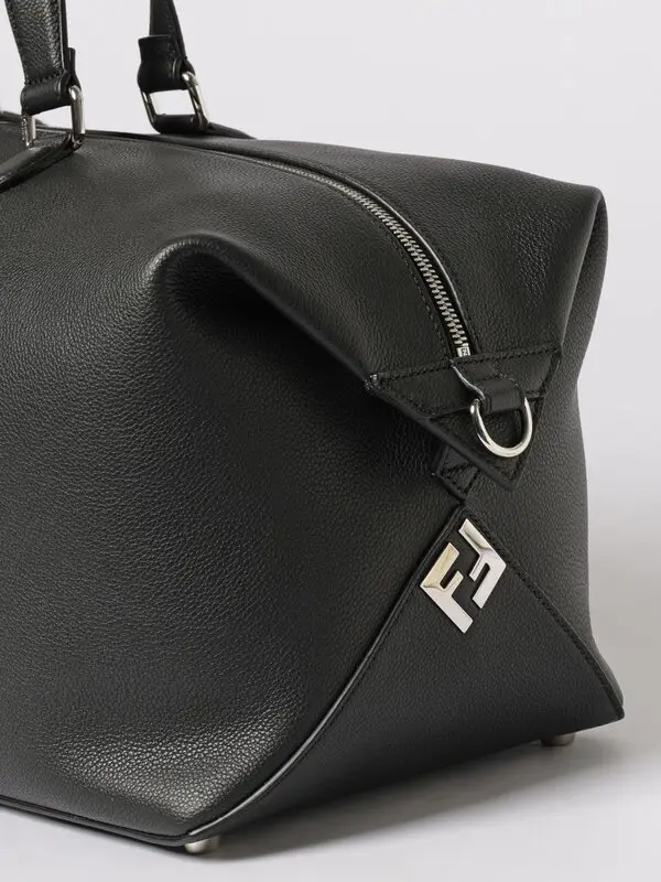 Fendi Lui Grained Leather Duffle Bag