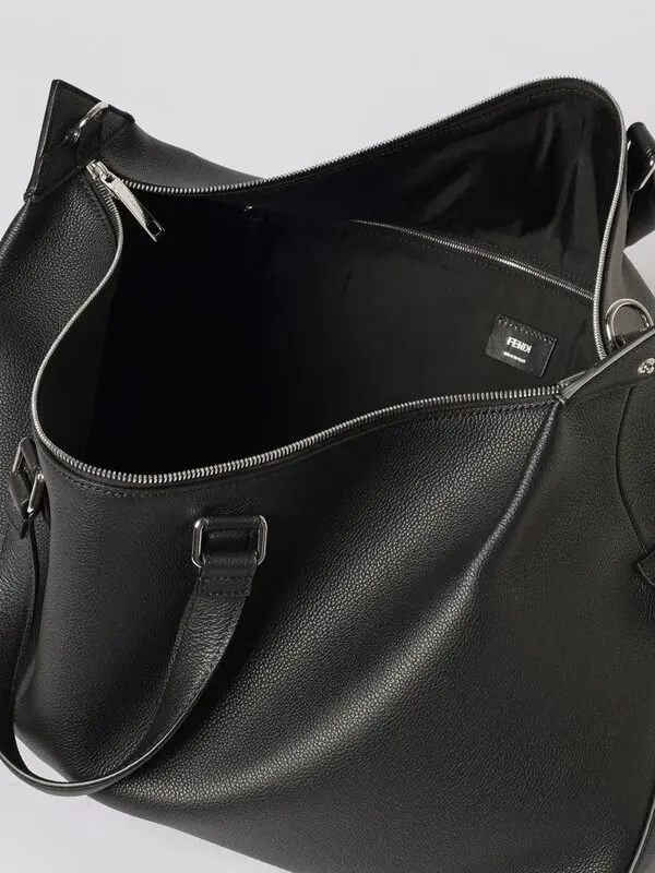 Fendi Lui Grained Leather Duffle Bag