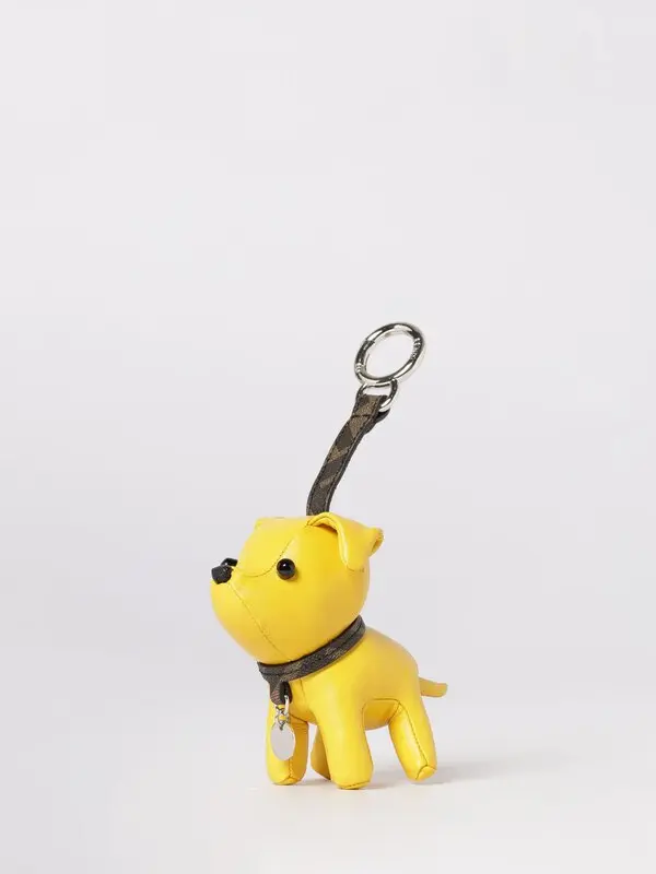 Fendi Dog Keychain - Yellow