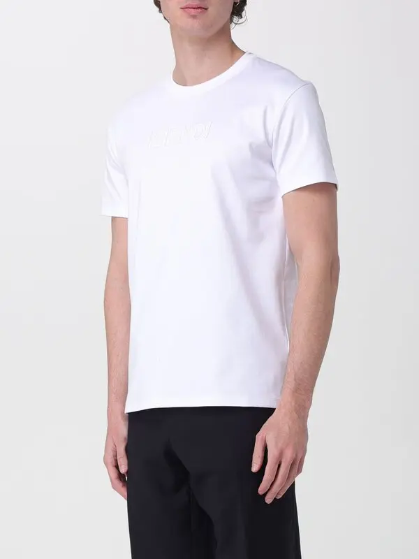 Fendi Cotton T-shirt With Logo - White