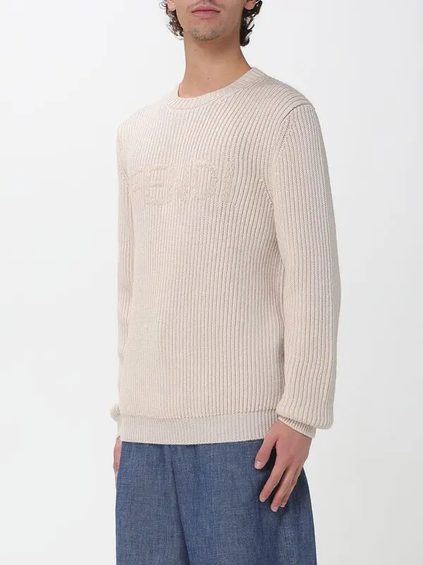 Fendi Ribbed Crew Neck Jumper