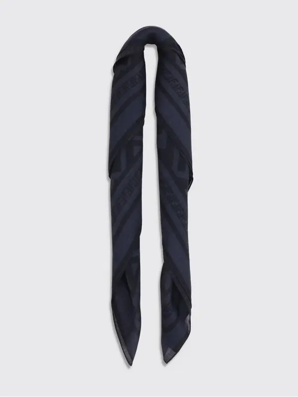 Fendi Ff Wool And Silk Scarf