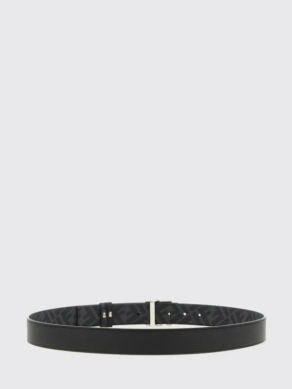 Fendi Ff Faux Leather Belt