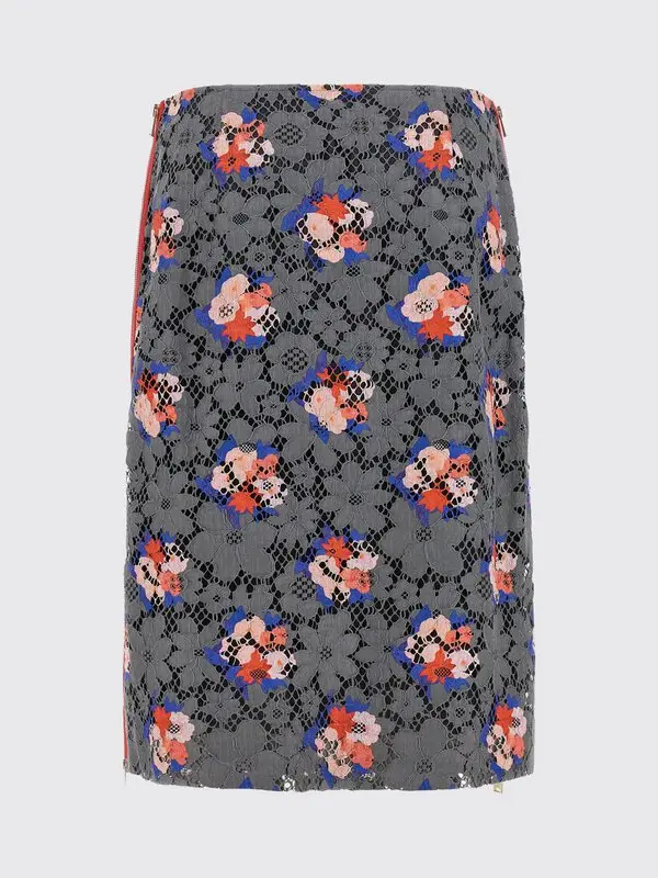 Fendi Floral Lace Midi Skirt