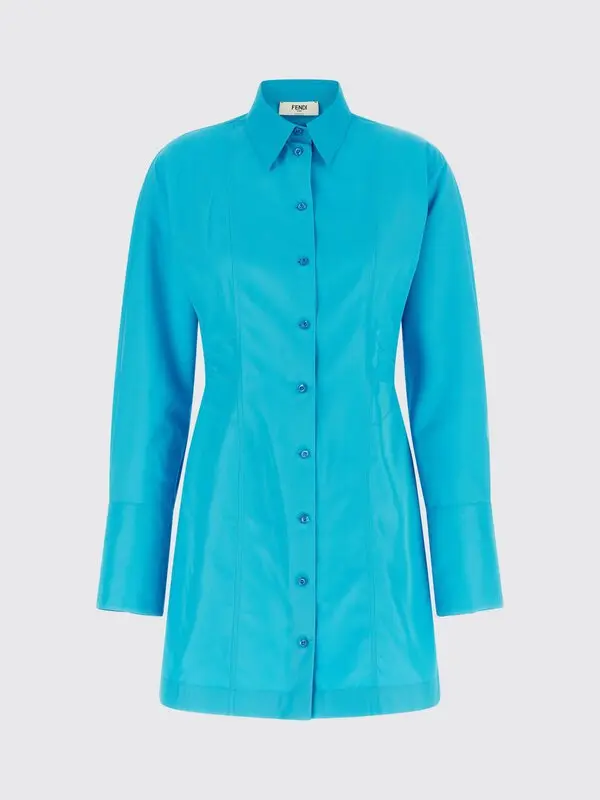 Fendi Nylon Chemisier Dress