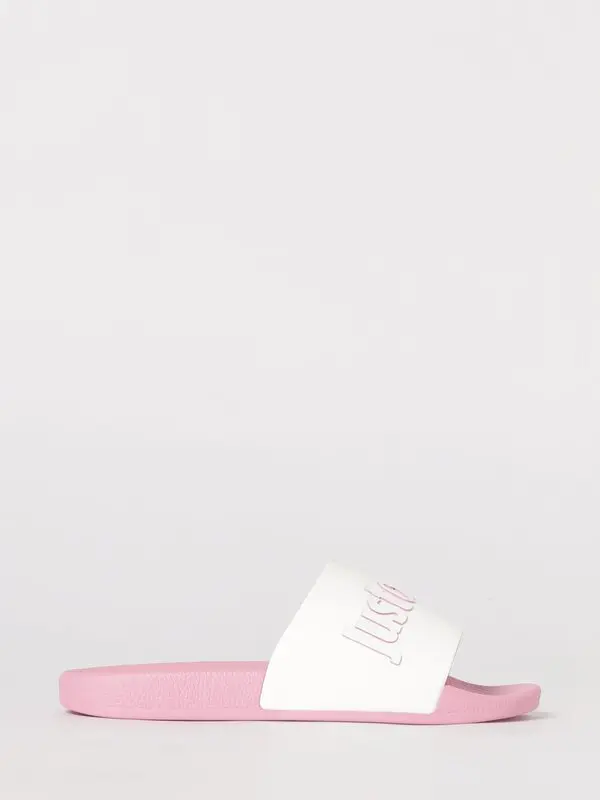 Just Cavalli Rubber Sliders With Printed Logo