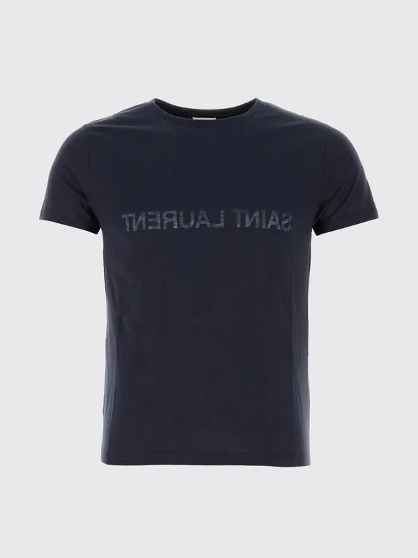 Saint Laurent Logo Cotton T-shirt - Fa01
