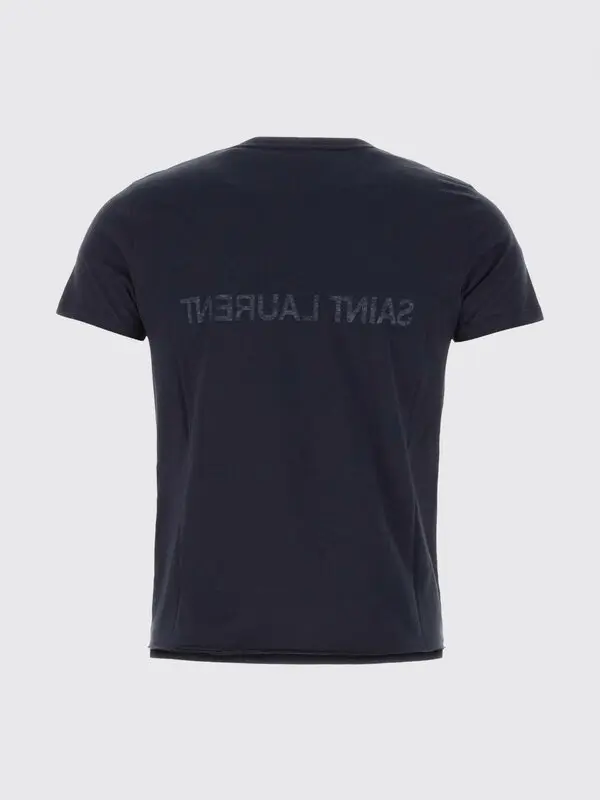 Saint Laurent Logo Cotton T-shirt - Fa01