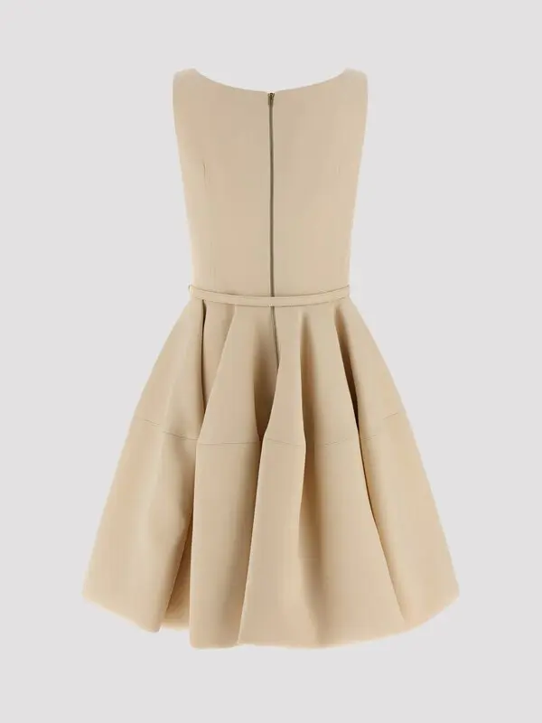 Fendi Wool And Silk Mini Dress