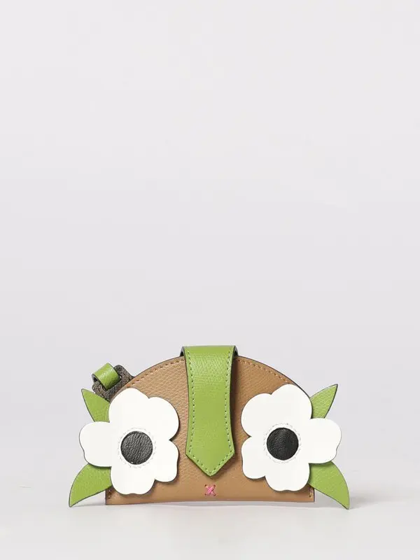 Fendi Best Friends Forever Leather Credit Card Holder - Green