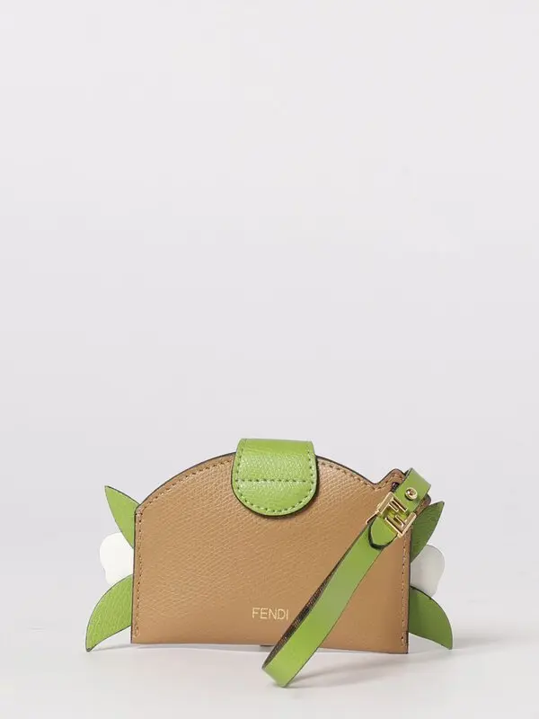 Fendi Best Friends Forever Leather Credit Card Holder